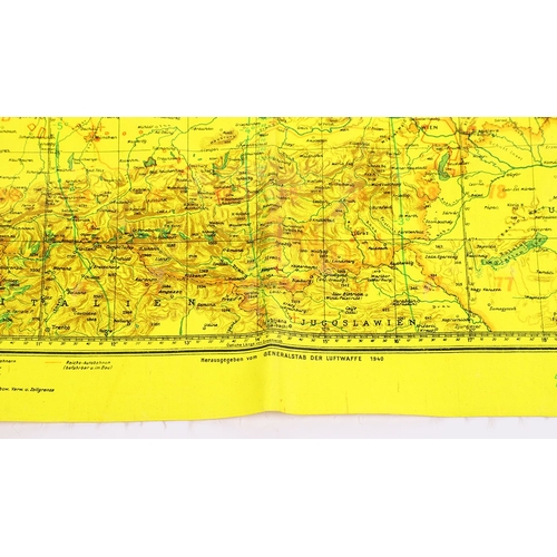 WW2 German Luftwaffe Observers Navigation Map, fine example of a ...