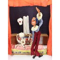 Pelham Puppet SL type Skeleton, 1960s, moulded and painted head and ...