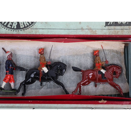 Britains Indian Army troops, 1920s, set 47 1st Bengal Cavalry, four ...