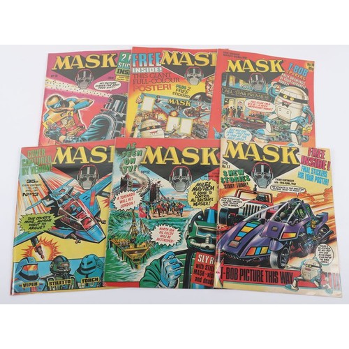 Complete set of Vintage M.a.s.k. Mask Kenner Toys Weekly Comics ...