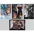 Collection of Modern and Vintage Star Wars Promotional Posters. Some ...