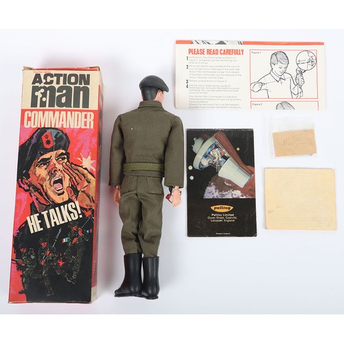 Vintage Action Man Boxed Talking Commander, Cat No. 34009, black ...