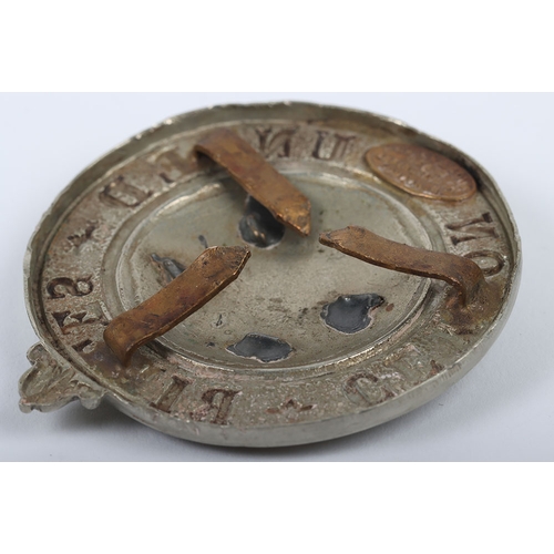 Ceylon Mounted Rifles Martingale Badge, fine large badge with separate ...