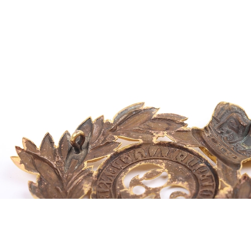 29th (Worcestershire) Regiment of Foot 1869-78 Shako Plate, fine gilt ...
