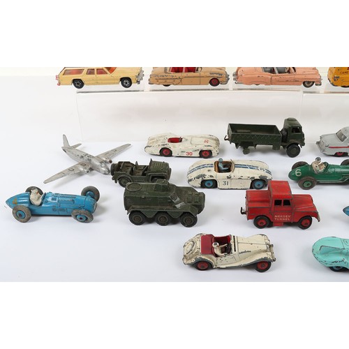 A Quantity of Playworn Vintage Dinky Toys, 23f Alfa Romeo,23g Cooper ...
