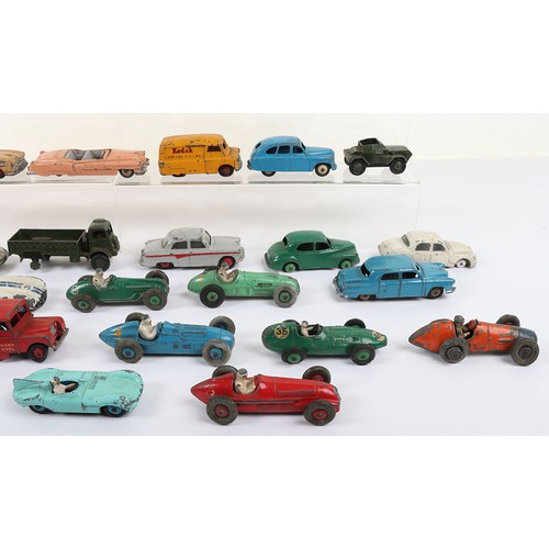 A Quantity of Playworn Vintage Dinky Toys, 23f Alfa Romeo,23g Cooper ...