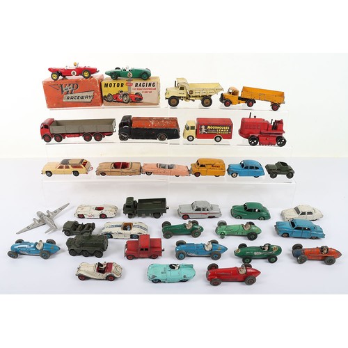 A Quantity of Playworn Vintage Dinky Toys, 23f Alfa Romeo,23g Cooper ...