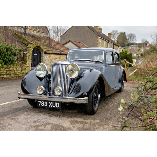 1948 Jaguar Mark IV 3.5 Litre Saloon Registration Numbe