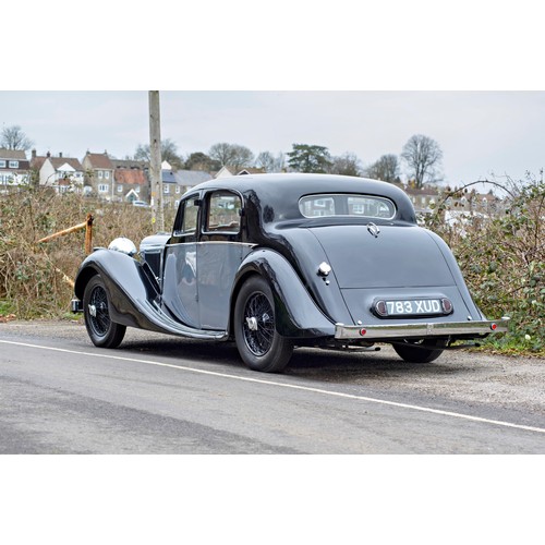 1948 Jaguar Mark IV 3.5 Litre Saloon Registration Numbe