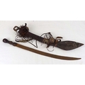 African sword, Fulani tribal interest.