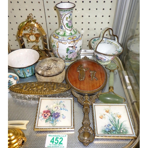 A group of misc collectables to inc cloisonne, etc