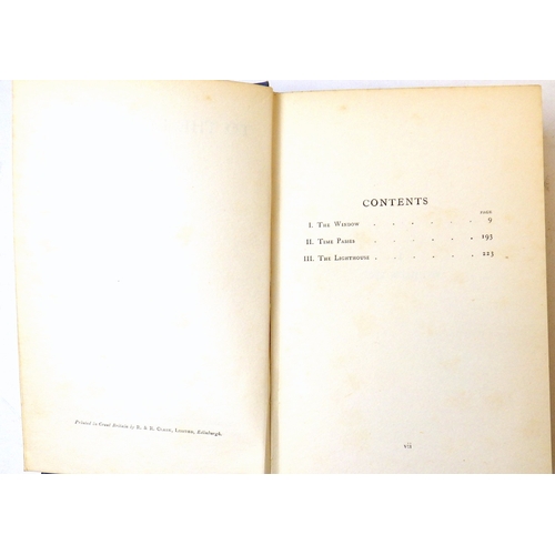 Virginia Woolf - 'To The Lighthouse', first edition book published by ...