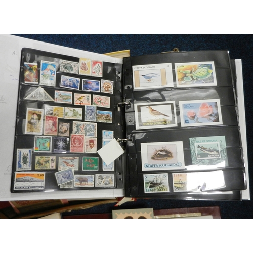 Stamps: albums incl mint and used UK definitive and collectors issues ...
