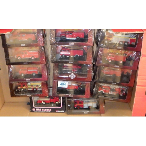 A group 11 boxed fire engines