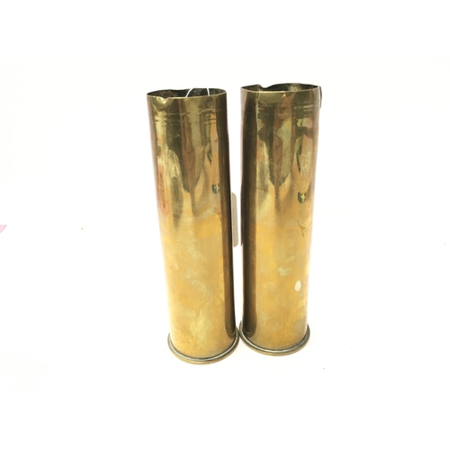 WW2 British Pair of 2 Pdr (40mm) Dated 1939 Naval Anti-Aircraft Shell ...