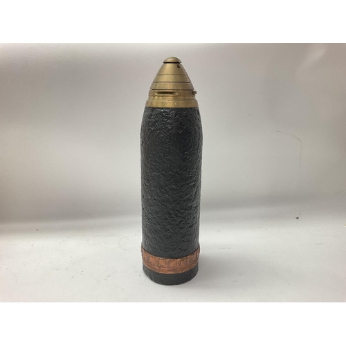 Genuine WW1 1917 British brass military Ammo shell BSC no 85 Lot 330 ...