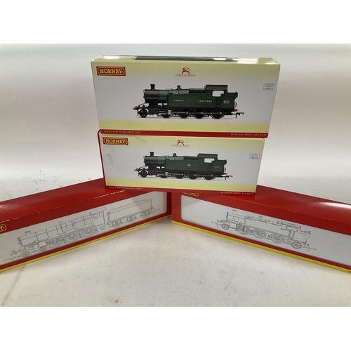 4 X Boxed Hornby 00 Gauge Locomotives including GWR 2-8-0T Class 52XX # ...