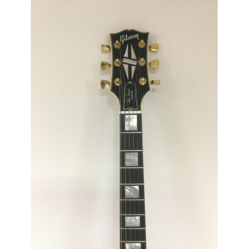 A USA Gibson Custom electric guitar in black, Custom shop serial number ...