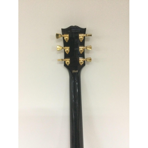 A USA Gibson Custom electric guitar in black, Custom shop serial number ...