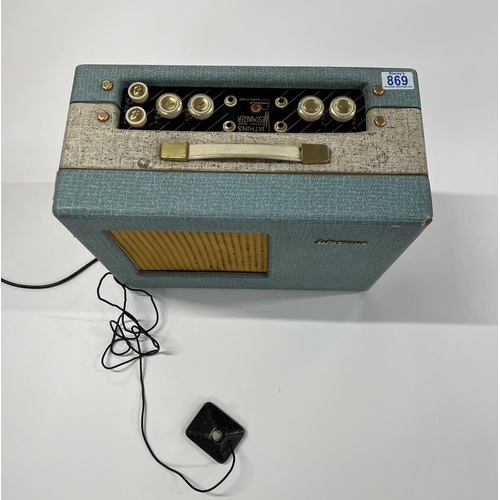 A c1959 Watkins Westminster guitar amp with Tremolo - all original ...