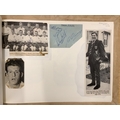 Old Football Autograph Book: Large scrapbook with magazines pictures ...