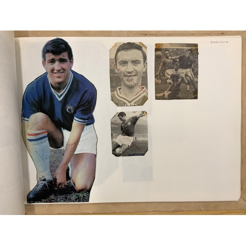 Old Football Autograph Book: Large scrapbook with magazines pictures ...