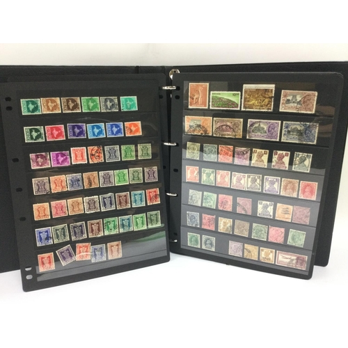 Eight albums of world postage stamps including Germany, Great Britain ...