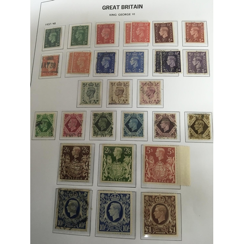 A Great Britain Stamp album containing a well presented collection of ...