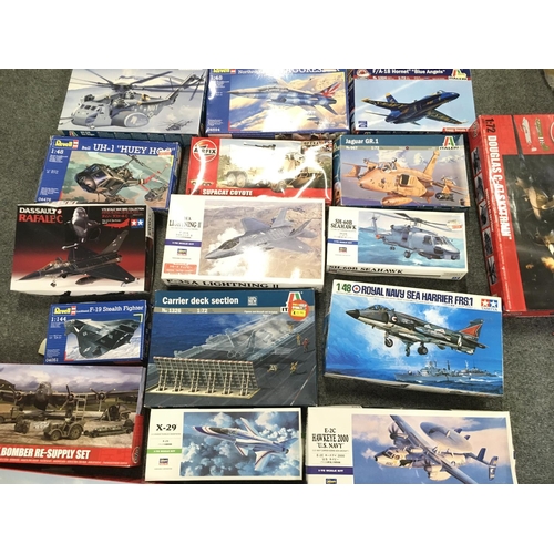 A Collection of Boxed Model Kits. Including Airfix. Revell. Ataleri Etc,