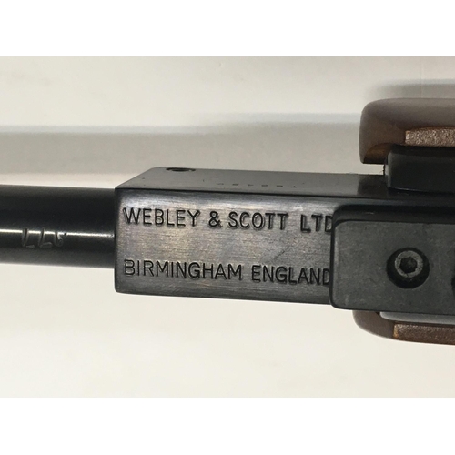 A Webley Victor air rifle, 0.177 calibre Made in England. 102cm long ...