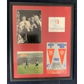 George Best Signed 1968 European Cup Final Display: Photos of Best and ...