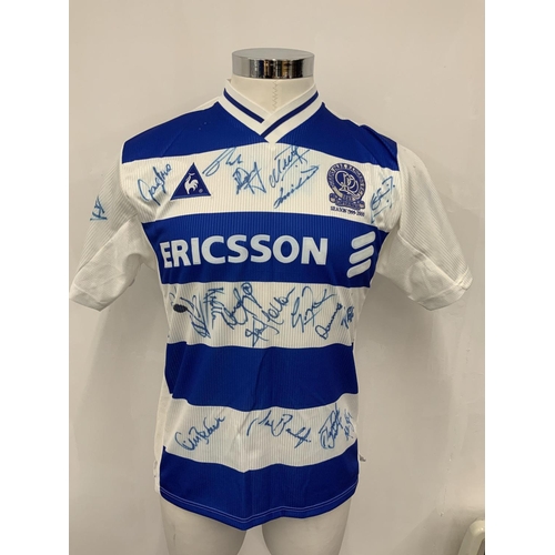 QPR Signed Home Football Shirts: 1999 - 2000 size 38/40 and 2000 - 2001 ...