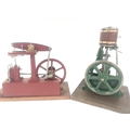 Two Scale Model Traction Static Engines.. A Stuart Turner Beam Engine ...
