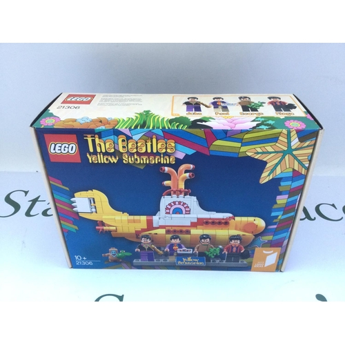 A sealed Lego Yellow Submarine set 21306.