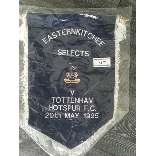 1995 Eastern Kitchee Select v Tottenham Exchange Football Pennant ...