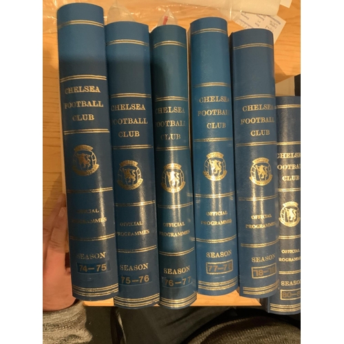 Chelsea Home Football Programmes: Look complete of first team all in ...