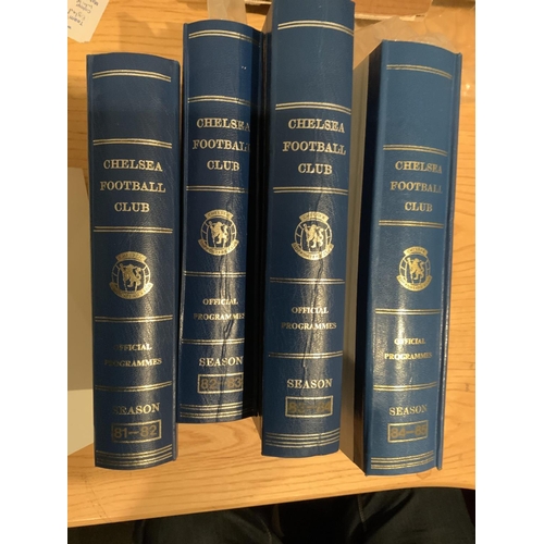 Chelsea Home Football Programmes: Look complete of first team all in ...