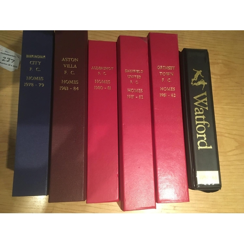 Football Programme Sets In Binders: Home seasons in hand made binders ...