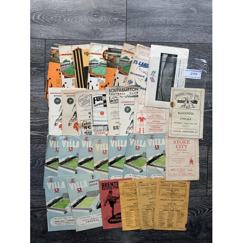 1940s + 1950s Football Programmes: Some nice programmes to include 46/ ...