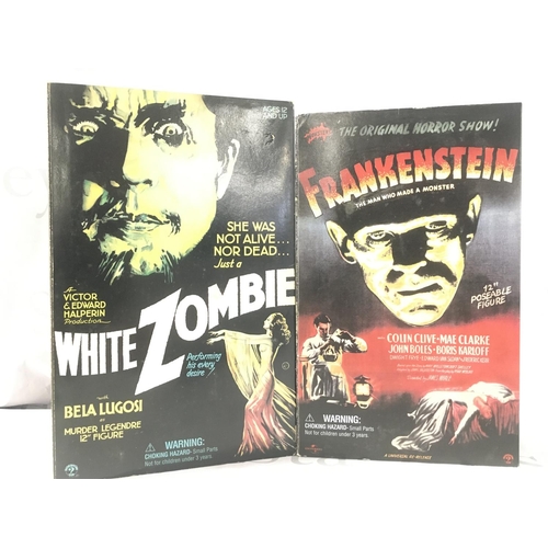 A Boxed Sideshow Toy White Zombie Figure And A Frankenstein Figure.(2).