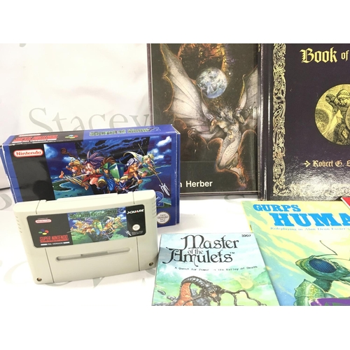 A Collection of Role Playing Books including a sealed Azathoth Game.And ...