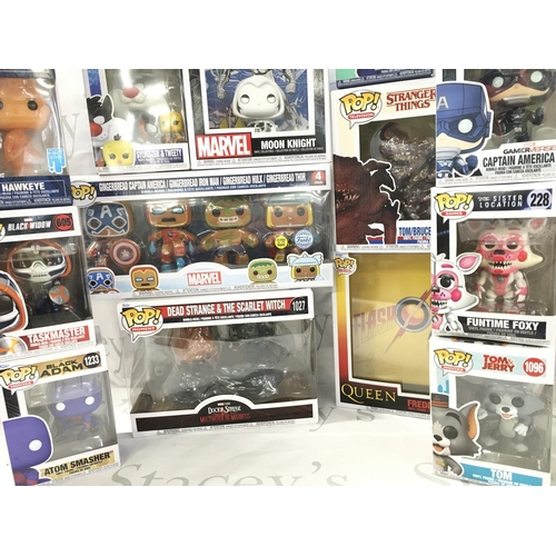 15 Assorted Boxed Funko Pop Figures.
