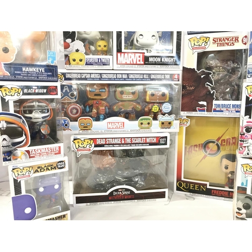 15 Assorted Boxed Funko Pop Figures.