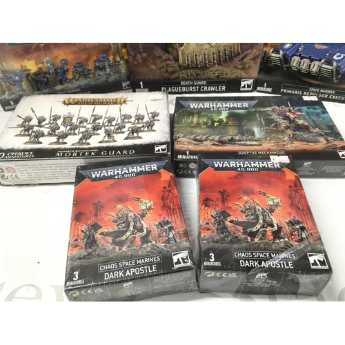 A Collection of Boxed And Sealed Warhammer Sets.