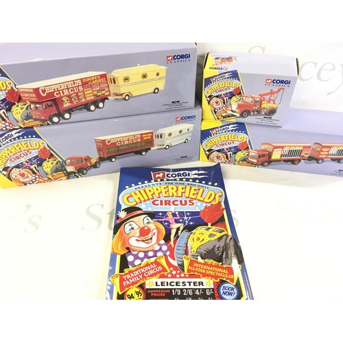A Collection of Boxed Corgi Classics Chipperfeilds Circus.