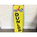 A vintage Dunlop sign 12 x 38 inches