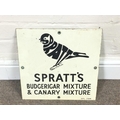 SPRATTS ENAMEL SIGN 12 x 12 inches approximately