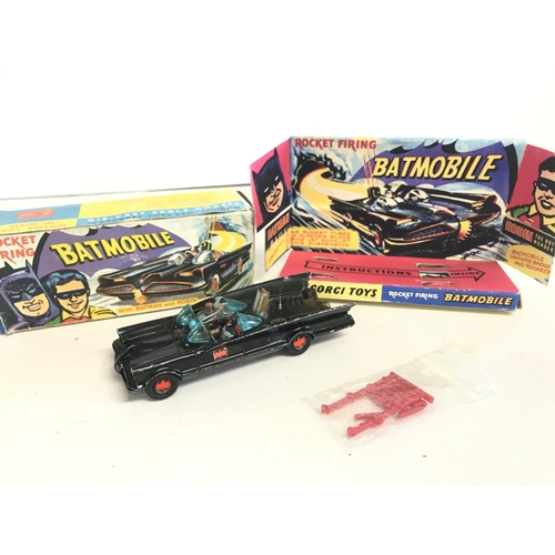 A Boxed Corgi Batmobile #267 Part Of Outer Box Is Original. The Rest Is ...