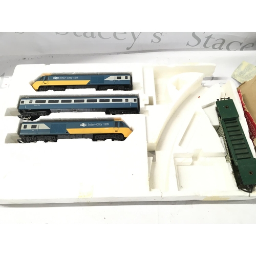 A Part Boxed Hornby 00 Gauge Inter-City 125. No Reserve.
