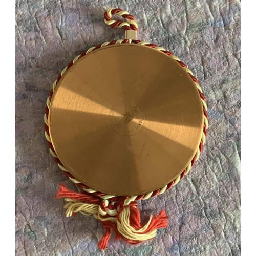 Ron Boyce 1960 England Youth Medal: Gold coloured medal which is ...